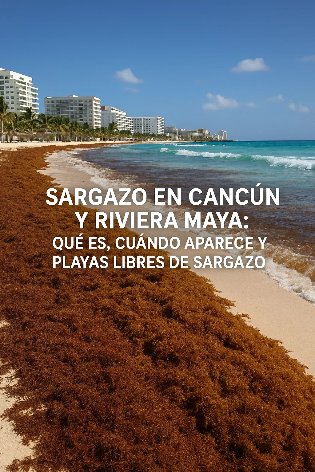 Sargazo en Cancún y Riviera Maya: qué es, cuándo aparece y playas ...