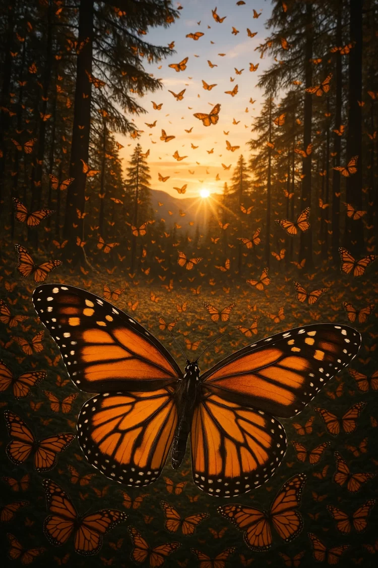 El viaje asombroso de la mariposa monarca: belleza, misterio y ...